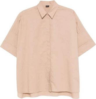 Fay Femme, Blouses et Chemises, Beige, Taille: 36 FR Camicia M 3/4