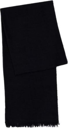 Polo Ralph Lauren Schal aus Leinen- Wolle und Kaschmir mit gesticktem Polospieler - - Accessories - unisex - Blau - ONE SIZE