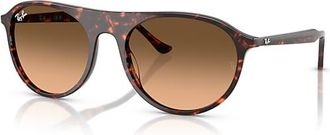 Ray-Ban Rb2215 Sonnenbrillen Havana Red Turtle Fassung Rosa Glas 59-20