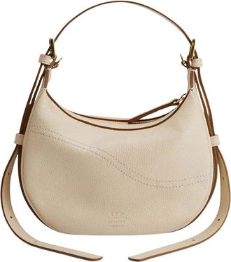 ATP Atelier Femme, Sacs, Beige, Taille: ONE Size Sac Bandouli&egrave;re en Cuir