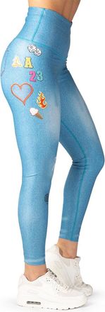 Anarchy Apparel Compression Leggings, Denim (XL)