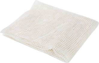 Beliani Antirutschmatte für alle Teppiche weiß PVC zuschneidbar 150 x 190 cm Balad