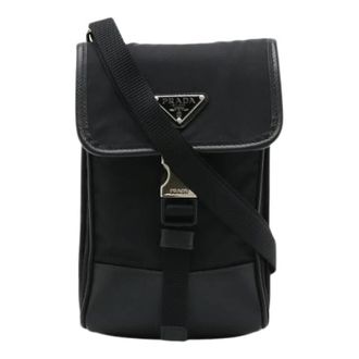 Prada Pre-owned Nylon Smartphone Schultertasche - - Pre-owned - Damen - Schwarzk - ONE SIZE