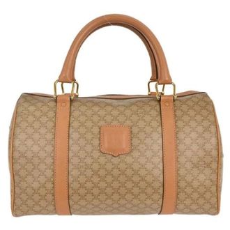 Celine Sac &agrave; main vintage doccasion en plastique - Femme - Pre-owned - Beige - Taille: ONE Size