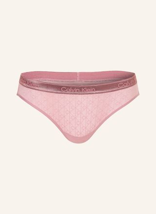 Calvin Klein Slip Icon Lace Metallic rosa