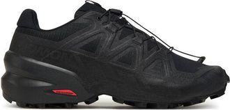 Salomon Laufschuhe Speedcross 6 Wide L41744000 Schwarz