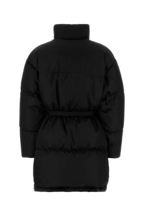 Prada Womens Re-Nylon Down Jacket Black