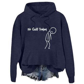 Generic Sweat &agrave; capuche pour femme - Manches longues - Col rond - Pull &agrave; capuche - Pull &agrave; col rond - Loisirs - Sport - T-shirt &agrave; manches longues - Sweat &agrave; cap