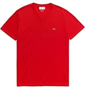 Lacoste T-Shirt Regular Fit Homme, Rouge, XL