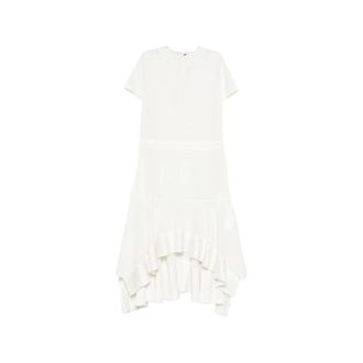 sacai Midi Kleid - - Dresses - Damen - Wei&szlig; - 2XS