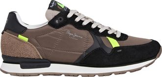 Pepe Jeans London Herren Brit Flyer M Sneak, Grau Antracite Grey, 44.5 EU