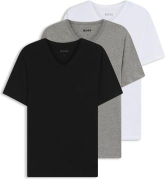 BOSS HUGO BOSS Herren T-Shirt Vn 3p Co T-Shirt, Assorted-pre-Pack,XL