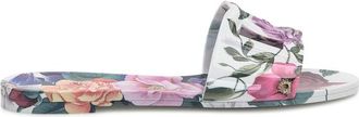 Dolce & Gabbana Femme, Chaussures, Multicolore, Taille: 40 EU Floral Print Slide Sandales
