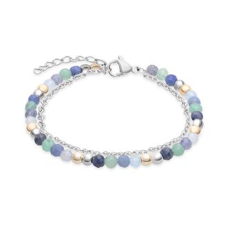 s.Oliver Anklet - Elegante Fu&szlig;kette aus poliertem Edelstahl - silber - Ankerkette verstellbar bis 27 cm - wasserfest & hautfreundlich