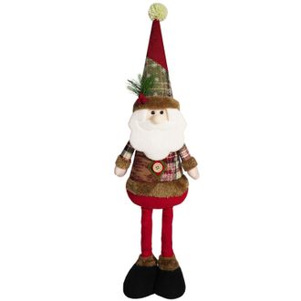 Generic Weihnachtsdekor, Weihnachtsmann Dekoration | Weihnachten Stehender mit ausziehbaren Beinen Pl&uuml;sch | Figur, Stehfigur f&uuml;r Kamin, Schlafzimmer, Tisch, F