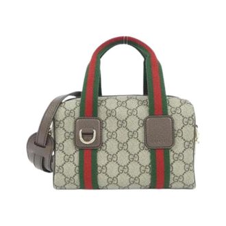 Gucci Sac Boston Pre-owned - Femme - Pre-owned - Beige - Taille: ONE Size