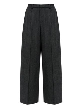 Alexander Wang Weite Hose mit Stretchbund - Grau