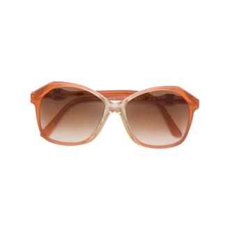 Saint Laurent Pre-owned Acetat sonnenbrillen - - Pre-owned - Damen - Braun - ONE SIZE
