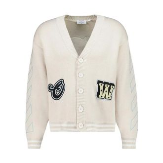 Off-white Herren, Strickwaren, Beige, SGr&ouml;&szlig;e