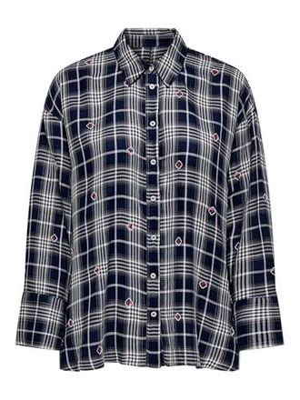 Only Onlgrace Lira Life Ls EMB Shirt WVN