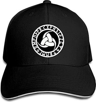Generic Pare-Soleil Casquette Casque Viking Odin &Agrave; Triple Corne Classique Casquette Trucker L&eacute;ger Ext&eacute;rieur Sunhat pour Course Les Saisons P&ecirc;che