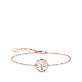 Thomas Sabo Thomas Sabo Armband Tree of Love ros&eacute; vergoldetes Silber A1828-416-14-L19V