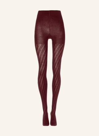 Wolford Strumpfhose Merino Dot Tights rot