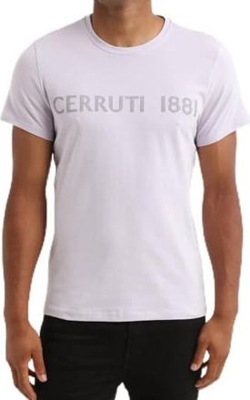 Cerruti T-Shirt Manches Courtes &eacute;criture Simple Piace - S Violet Pastel