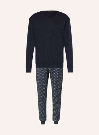 CALIDA Calida Schlafanzug Relax Streamline blau