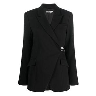SIMKHAI Eleganter Schwarzer Blazer - - Jackets - Damen - Schwarzk - XL