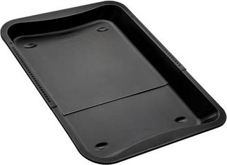 Zenker Herdbackblech Perfect Black - 34,5-52 cm, Verstellbares Backblech aus Stahl, zweifache Antihaftbeschichtung, Hitzebest&auml;ndig bis +230&deg;C, Made in German