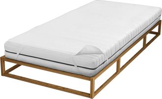 Biberna Sleep & Protect 0809720 Matratzenauflage Molton mit Silver Protect Ausrüstung (blut-, urin- und wasserundurchlässig), antibakteriell 1x 180x200 cm wei