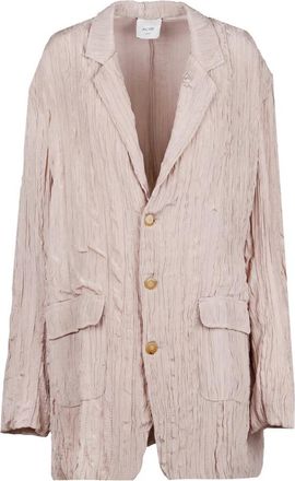 Alysi Femme, Vestes, Rose, Taille: 38 FR Blazer Textur&eacute;