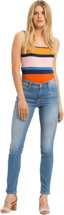 Cross Jeans Damen Jeans Anya - Slim Fit - Blau - Light Blue W26-W36 Stretch Baumwolle, Gr&ouml;&szlig;e:31W / 30L, Farbvariante:Light Blue 163