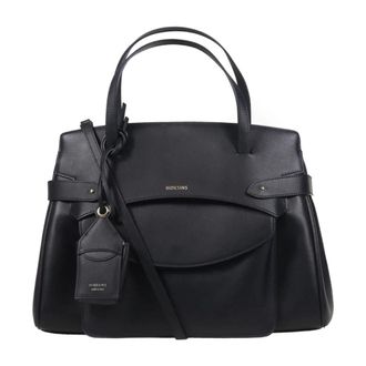 Hidesins Femme, Sacs, Noir, Taille: ONE Size Sac bandouli&egrave;re en cuir lisse Lullaby