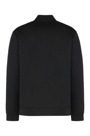 Emporio Armani Mens Two-Piece Tracksuit Black Polyester Tops Top