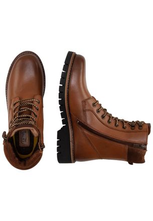 Camel Active Damen Schuhe Winterschuhe Stiefeletten Schnürschuhe Schnürstiefeletten, Farbe:Braun, Schuhgröße:EUR 39, Artikel:-470 Cognac