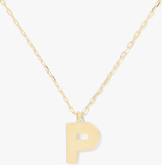 Kate Spade New York Kate Spade Kate Spade Fine Love Letter Anh&auml;nger Mit Initiale P f&uuml;r Frauen in Gold