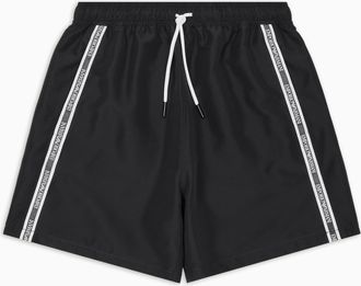 Emporio Armani Man Logo Tape Mid Boxer Schwarz S, Schwarz, S