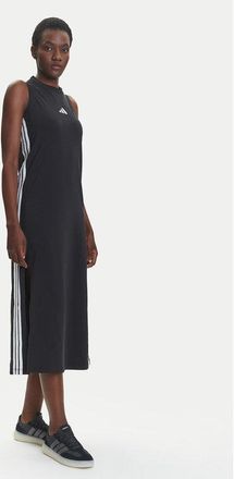 adidas Kleid f&uuml;r den Alltag Essentials 3-Stripes JE1208 Schwarz Regular Fit