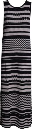 Akep Femme, Robes, Noir, Taille: 40 FR Maxi Robes