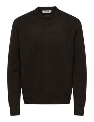 Only & Sons Onsjames RLX Crew Knit, Demitasse, XL Homme