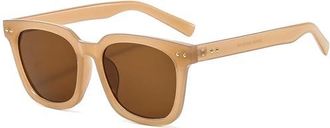 Generic Lunettes De Soleil Hommes Grand Cadre Ext&eacute;rieur Femmes D&eacute;placements Vacances D&eacute;coratives(Brown)