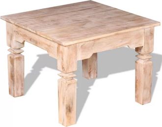 vidaXL Table basse Style Moderne - Table dappoint Bois dacacia 60 x 60 x 45 cm vidaXL