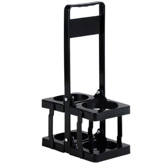 Generic Bierflaschenregal - Faltbarer Handkorb, tragbarer Flaschenhalter für 2 Flaschen für Partys, Reisen im Freien, Picknick | Langlebiger PP-Halter für Whi