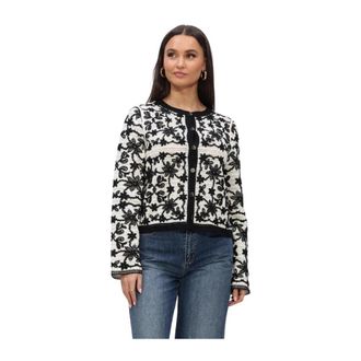 Object Objcari L/S Re Cardigan - - Knitwear - Damen - Mehrfarbig - L