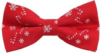 Alizeal Noeud papillon pr&eacute;-nou&eacute; festif imprim&eacute; pour homme avec motif de No&euml;l, taille unique
