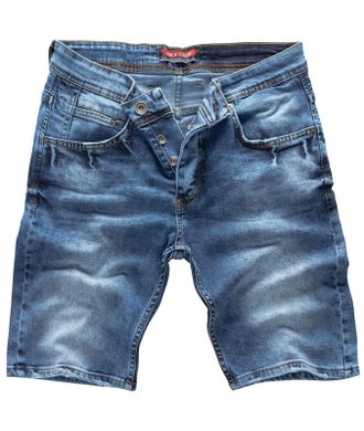 Rock Creek Herren Shorts Jeansshorts Denim Stretch Sommer Shorts Regular Slim [RC-2122 - Used Blue W29]
