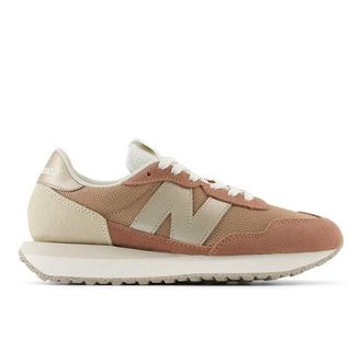 New Balance Femme 237 en Orange, Cuir, Taille 36.5