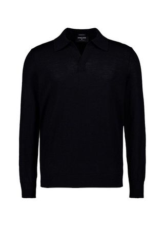 Strellson Herren Pullover schwarz unifarben